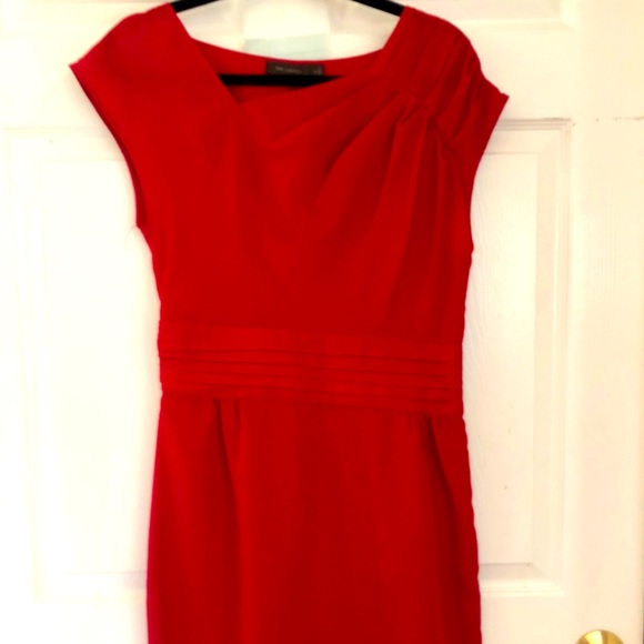 The Limited | Dresses | Red Dress Vintage The Limited Interview Side ...
